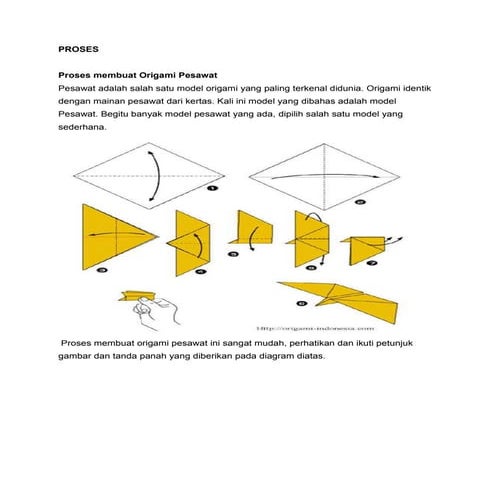 Cara membuat origami | DOCX