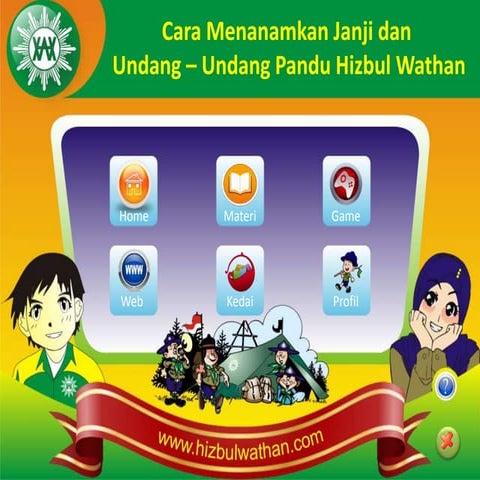 Cara Menanamkan Janji dan Undang Undang Pandu Hizbul Wathan | PPSX