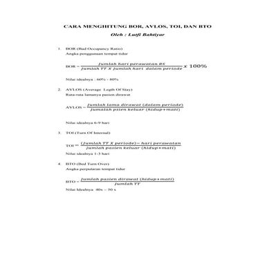 Cara menghitung bor | DOCX