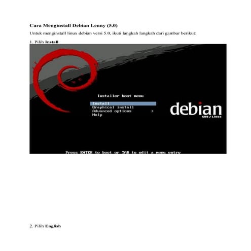 Cara menginstall debian lenny | DOC