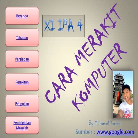 Cara merakit komputer | PPTX