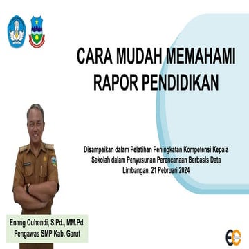 Cara Mudah Menggunakan Rapor Pendidikan. | PPTX