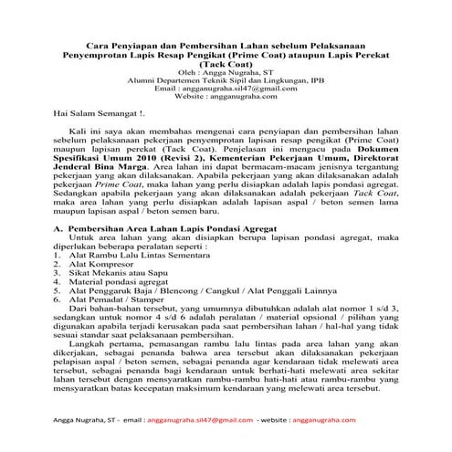 Tes core drill pada pekerjaan jalan aspal | PDF