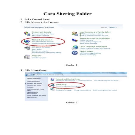 Cara shering folder | PDF