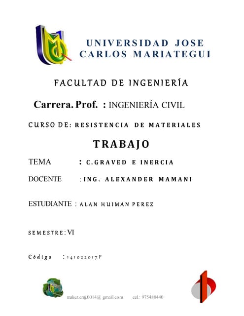 Caratula de ing. civil 2014 docx | PDF