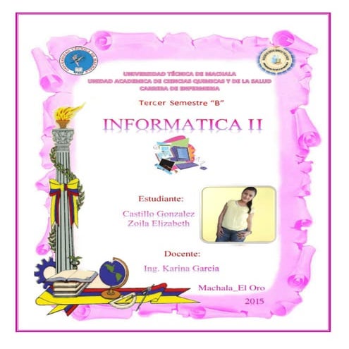 Caratula Informatica II | PDF