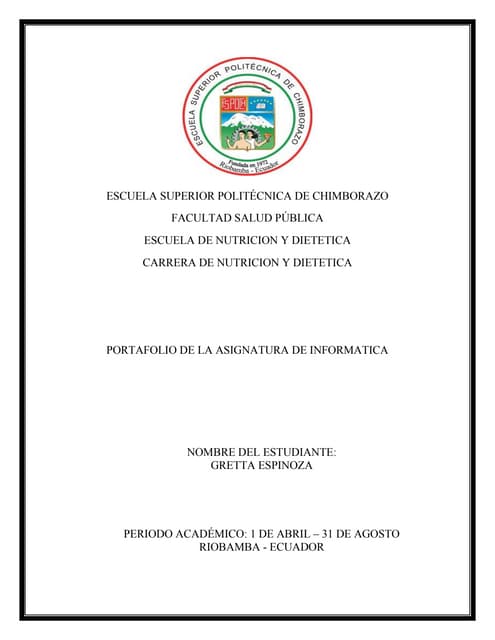 Caratula Informatica II | PDF
