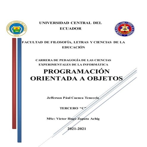 Caratula programación | DOCX
