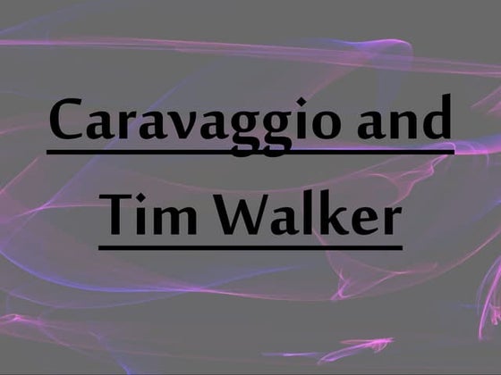 Tim Walker Presentation | PPT