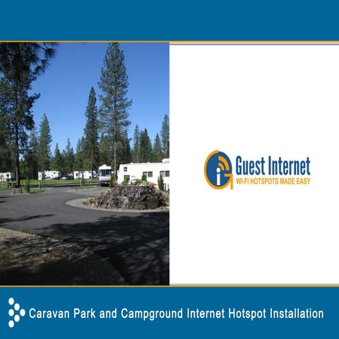 Caravan park and campground WiFi hotspot Do it yourself | PPT
