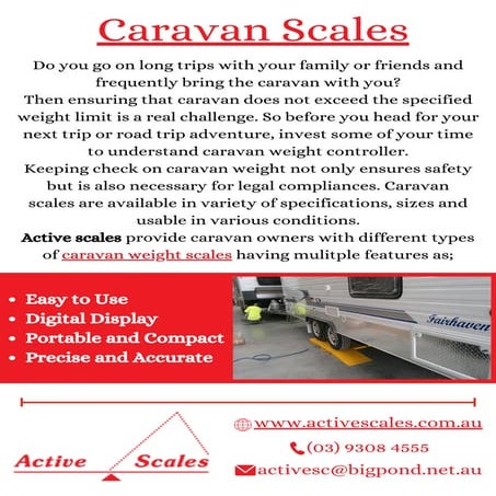 Caravan Scales | PDF
