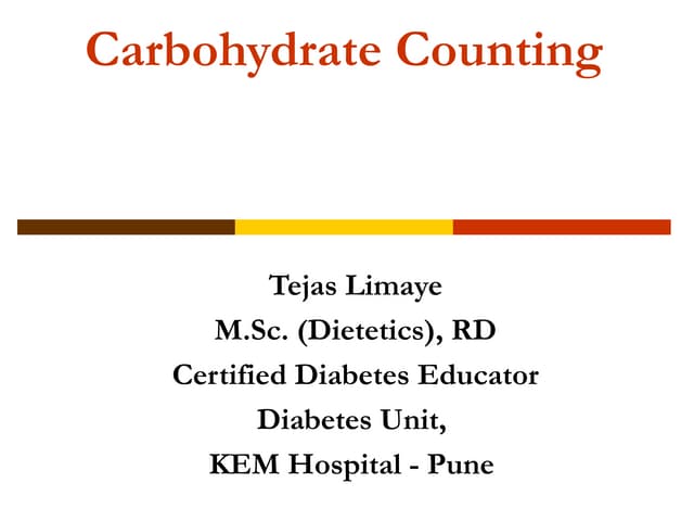 Carb Counting Diabetes Education Handout Carb Counting Diabetes Education Handout
