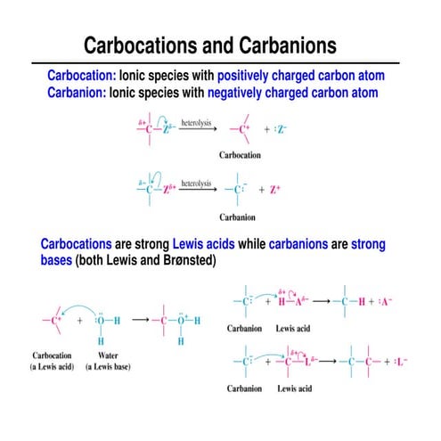 Carbocations | PDF