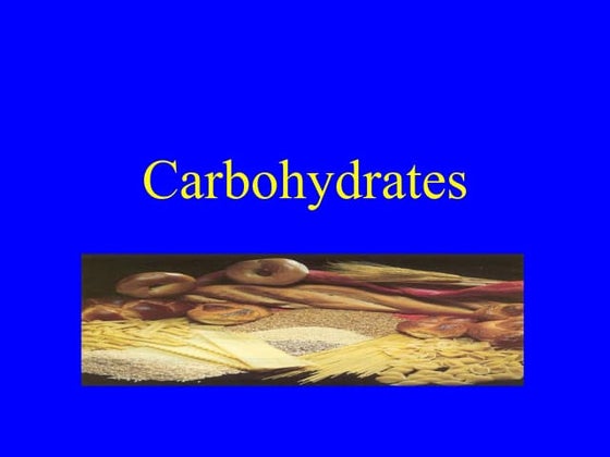 carbohydrates classification, functions, source & RDA | PPTX ...