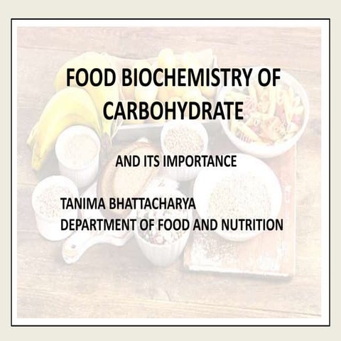 Estimation of total carbohydrate | PPTX