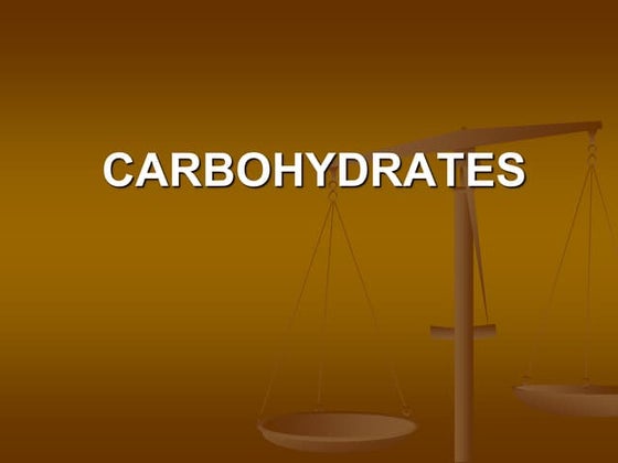 Carbohydrates Unit 2nd of Nutrition | PPTX | Digestive Disorders ...