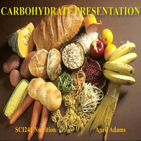 Carbohydrate presentation | PPT
