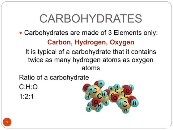 Carbohydrate | PPTX | Chemistry | Science