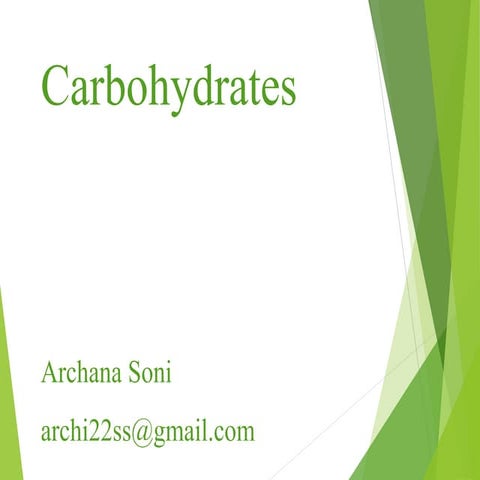 Carbohydrates | PPT