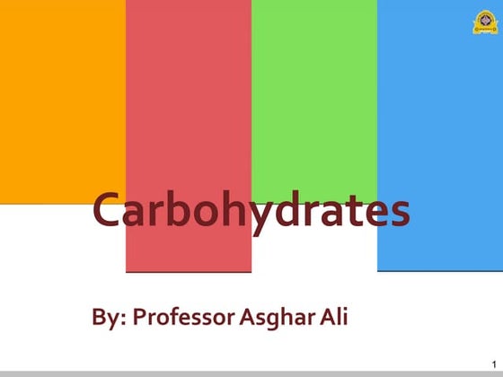 Lesson 9 Carbohydrates | PDF