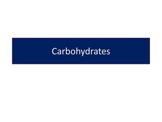 Carbohydrates food science and technology.ppt | Diabetes | Diseases and ...