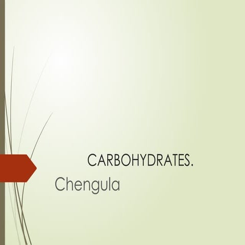 CARBOHYDRATEs presentation notes .pptx
