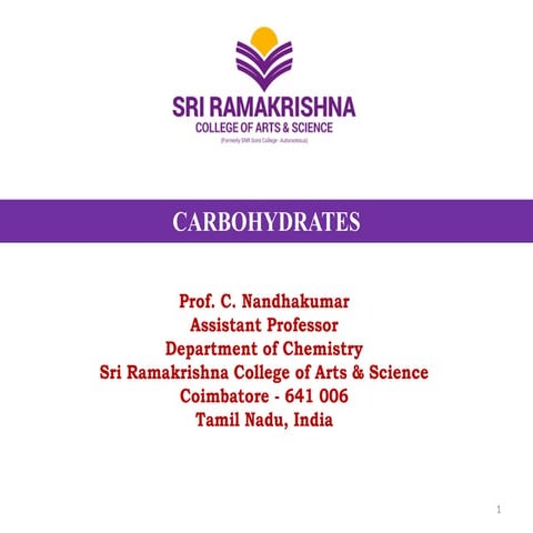 Carbohydrates - Introduction, classification, preparation, properties ...