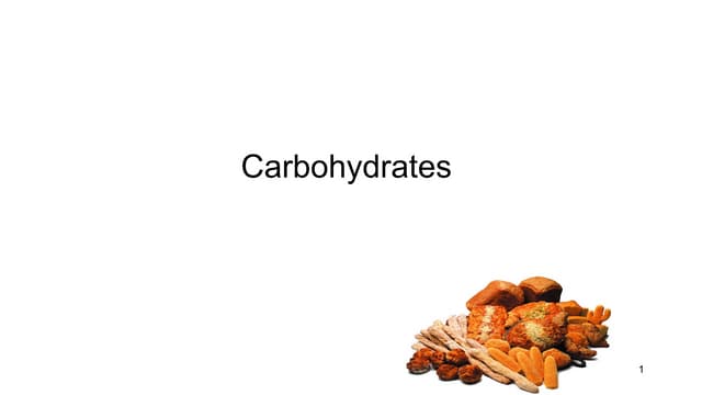 The carbohydrates in animal nutrition | PPTX