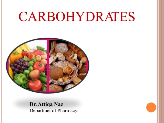 Analysis of Carbohydrates | PPTX | Chemistry | Science