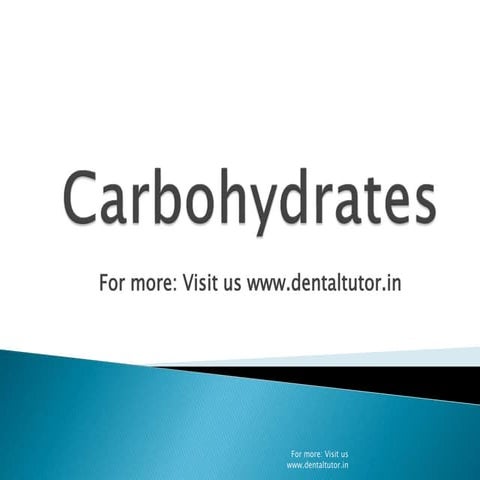 Carbohydrates | PPT