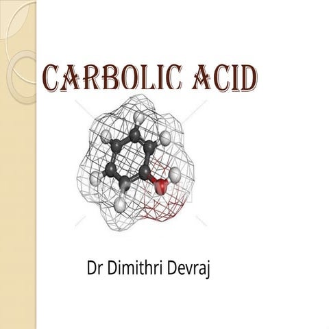 overview of CARBOLIC ACID poisioning.pptx
