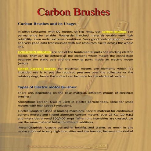 Carbon brushes | PDF | Free Download
