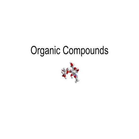 Honors Biology: Carbon & Organic Compounds | PPT | Chemistry | Science