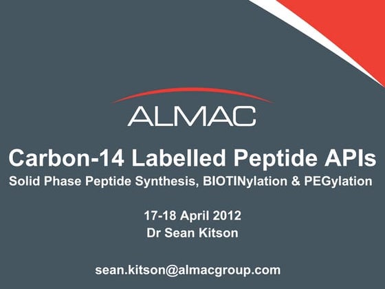 Carbon 14 Labelled Peptides Poster | PDF