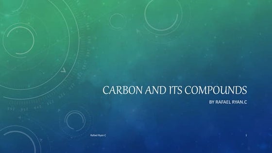 Carbon and Its Compounds.pptx