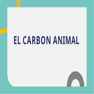 Carbon animal-tipos de carbono, caracteristicas, formacion | PPTX