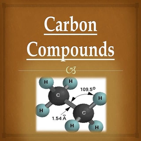 Carbon and its compounds