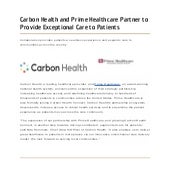 Carbon health and prime healthcare partner to provide exceptional care ...
