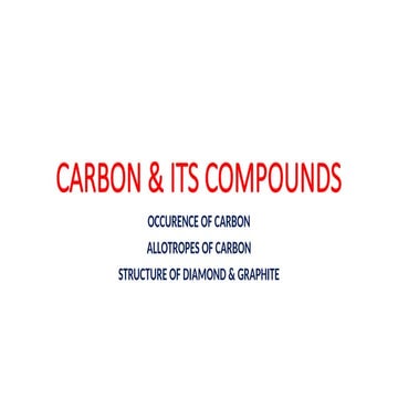 GRADE IX CHEMISTRYCARBON & ITS COMPOUNDS.pptx
