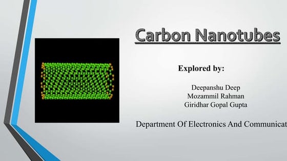 Arc discharge method | PPTX | Chemistry | Science