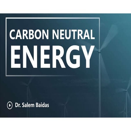 Carbon Neutral Energy | PDF