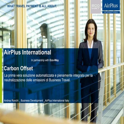 Carbon Offset By Air Plus Per Voli A Impatto 0 | PPT