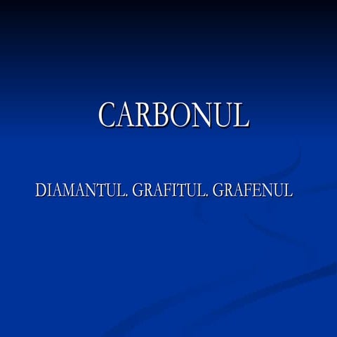 Carbonul | PPT