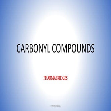 Carbonyl compound | PPTX