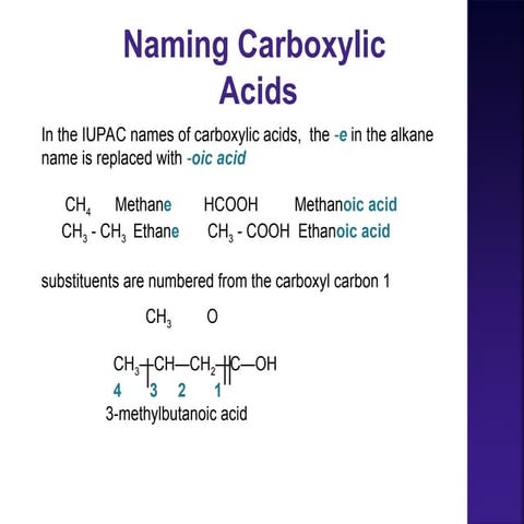 Carboxylic Acids and Esters: Structure and Reactions | PPT