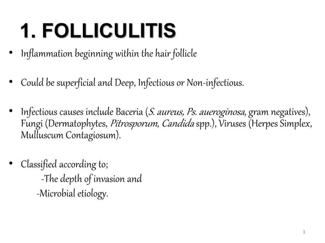 Scalp infection and its complications.pptx | Skin and Dermatology ...