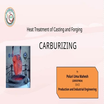 Carburizing | PPTX