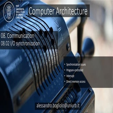 CArcMOOC 08.02 - Synchronization | PPT