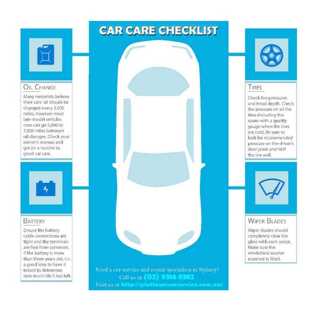 Car Care Checklist | PDF