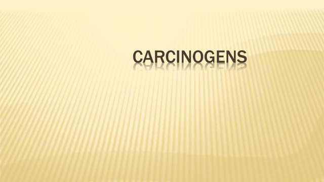 Classes of Toxic Chemicals and Their Effects | PPTX